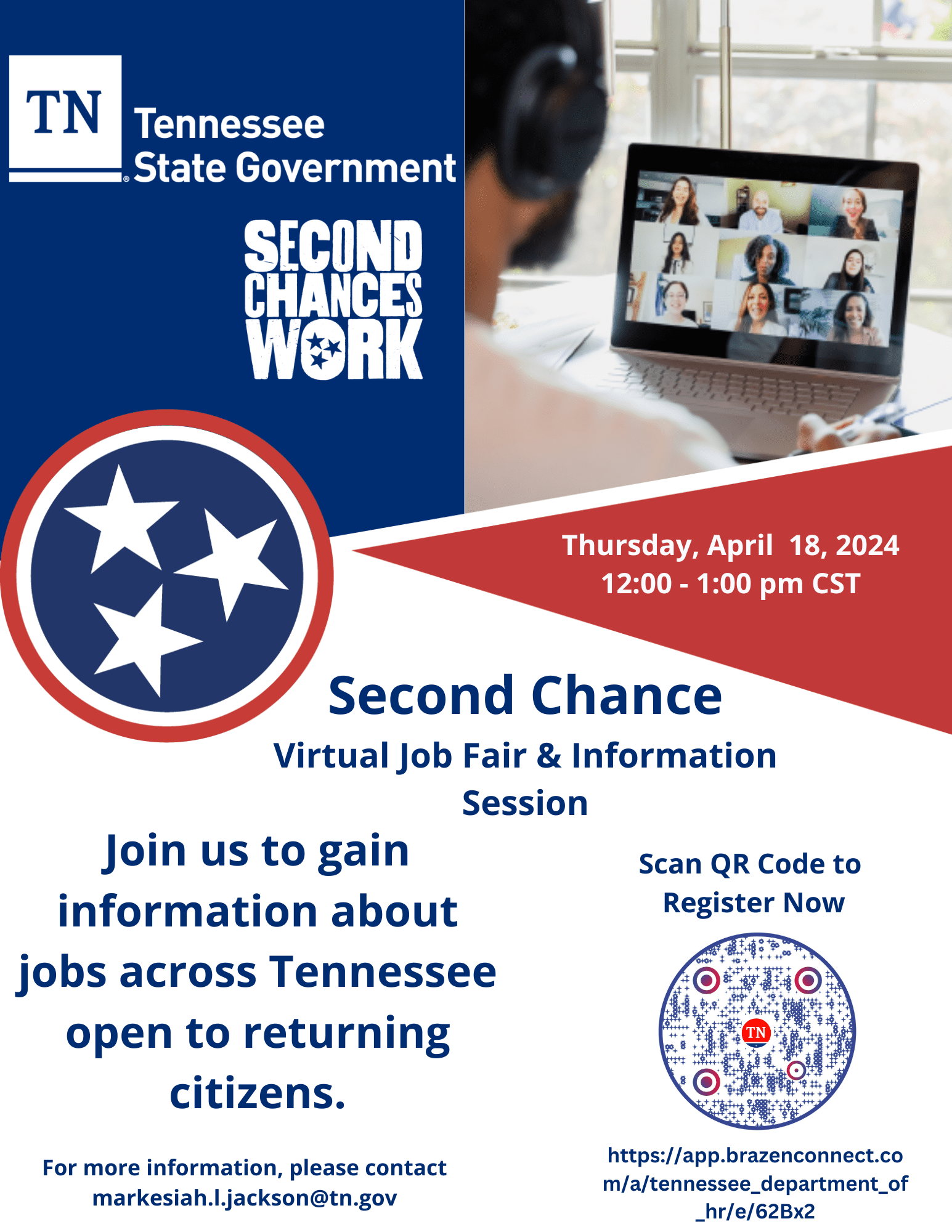 State of Tennessee | Dept. of Human Resources presents | Second Chance ...
